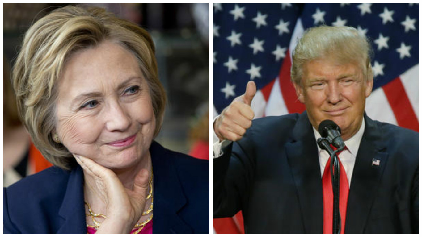 New Poll Shows Donald Trump and Hillary Clinton Close in Swing States ...