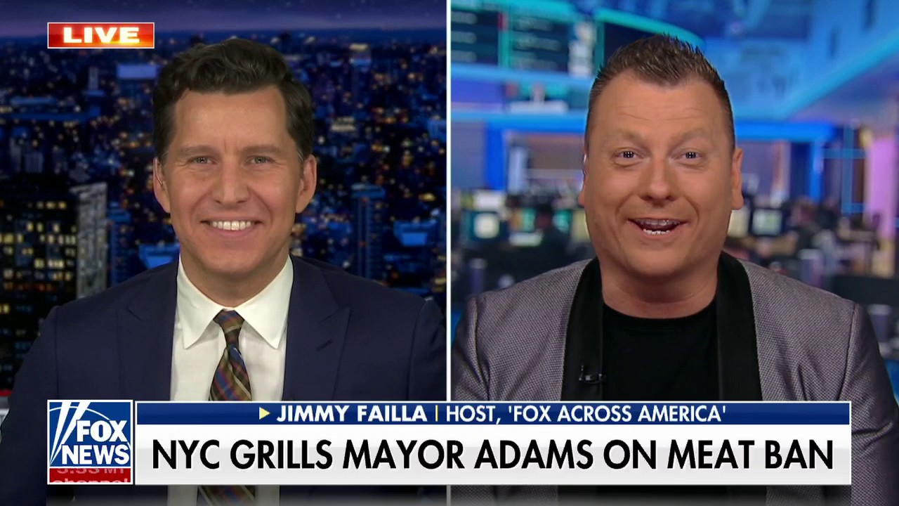 Jimmy Joins ‘Jesse Watters Primetime’ To Discuss Eric Adams’ New Meat ...