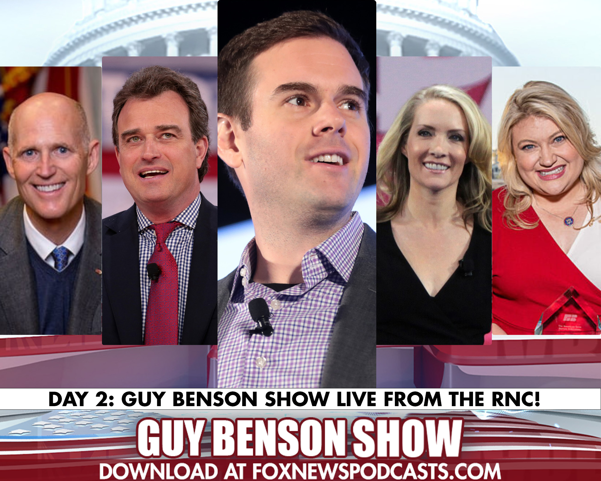 GUY BENSON SHOW: Live From the RNC Day 2 (featuring Senator Rick Scott, Representative Kat ...