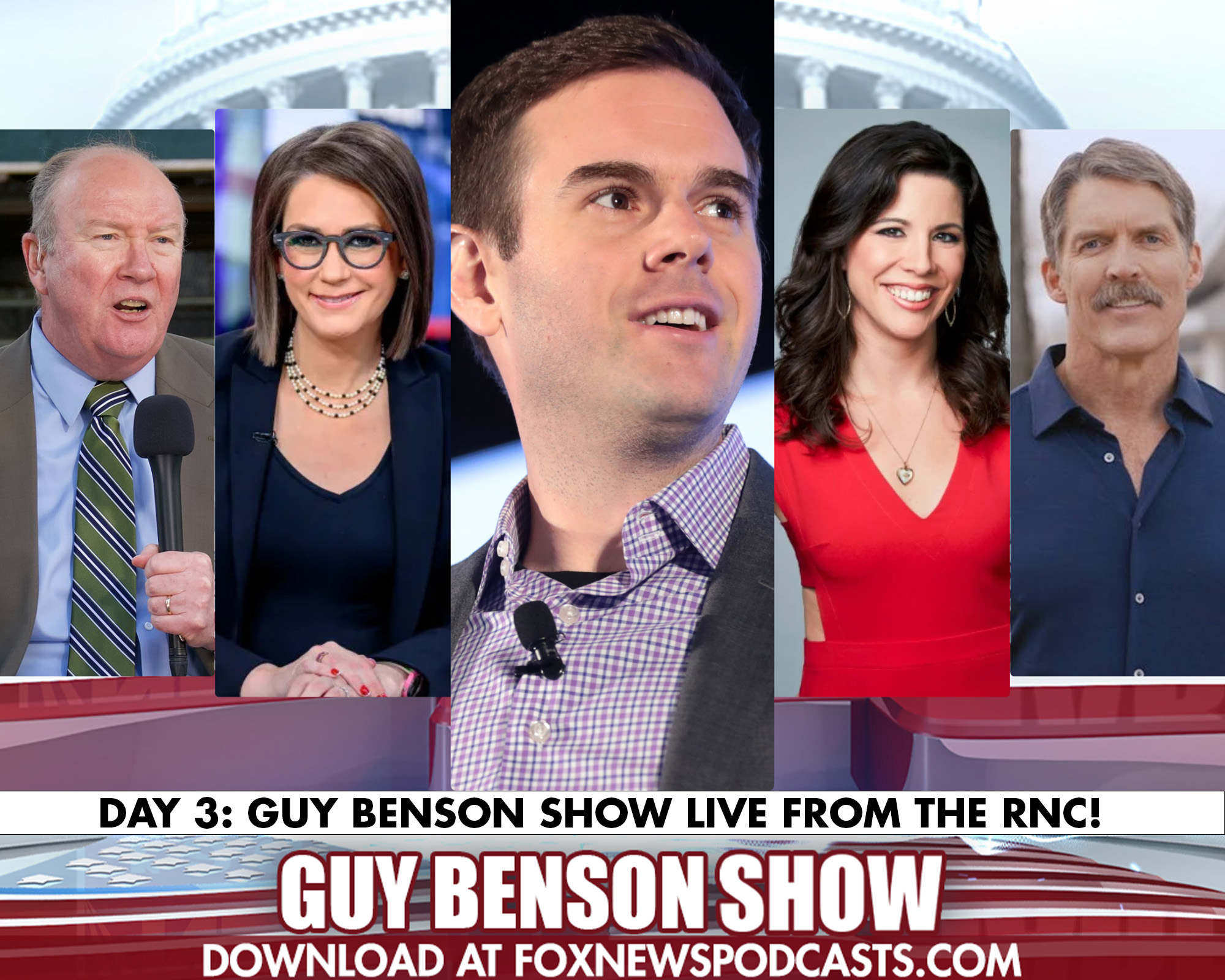 GUY BENSON SHOW: Live From the RNC Day 3 (featuring Jessica Tarlov, Andrew McCarthy, Mary ...