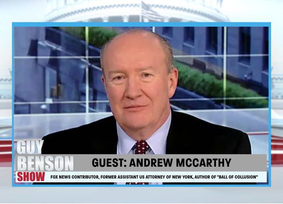GUY BENSON SHOW: Andrew McCarthy Discusses Nationwide Injunctions ...